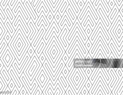 Seamless Black And White Contour Pattern High Res Vector Graphic