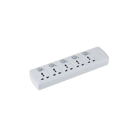 5 Way Universal Electrical Extension Socket Power Panel Board Power