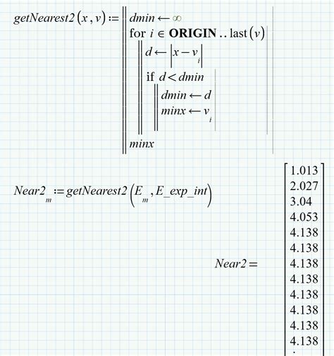 Extract Nearest Values From Matrices Substitute F Ptc Community