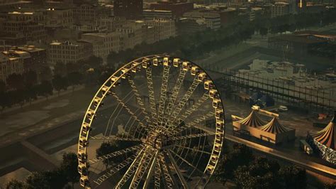 Ferris Wheel Animation Stock Video Footage For Free Download
