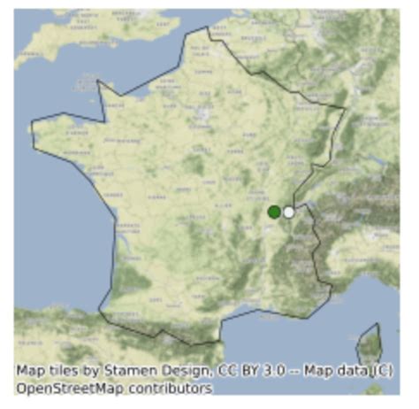 Python Geopandas Can T Plot The Right Country Stack Overflow
