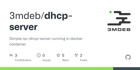GitHub Mdeb Dhcp Server Simple Isc Dhcp Server Running In Docker Container