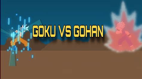 Goku Vs Gohan Stick Nodes Youtube