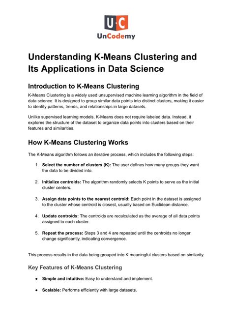 Ppt Understanding K Means Clustering And Its Applications In Data