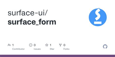 GitHub Surface Ui Surface Form