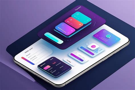 premium photo mobile ui ux concept illustration