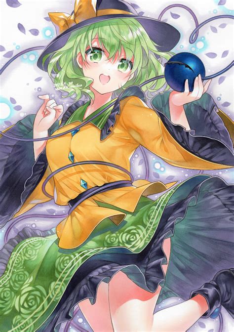 Nordic Niku Komeiji Koishi Touhou Commentary Request Marker Medium