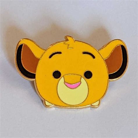 Disney Tsum Tsum Lion King Simba Enamel Disney Pin Gem
