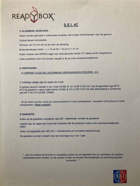 Sei 4c Readybox