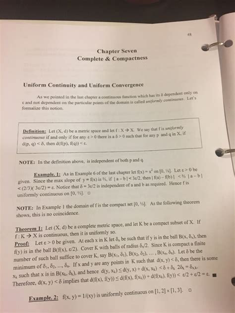 Solved 53 Exercises Is Sin Uniformly Continuous On The