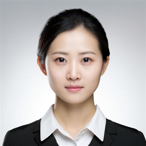 中国女人，证件照，护理员，正面 平视角，白底， 豆友k2v8的文本出图 自由创作作品