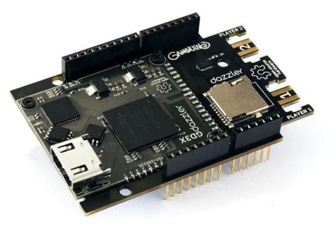 Gameduino X Dazzler Arduino Shield With A GPU FPGA HDMI And Python Support Geeky Gadgets