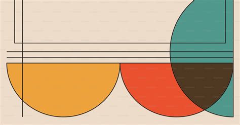 추상적인 기하학적 모양과 선 복고풍 스타일 색상으로 채워진 배경의 벡터 그림 공간을 복사하여 더 많은 텍스트와 디자인을 추가합니다 획은 편집 가능하며 색상은 전역입니다