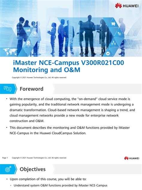 Imaster Nce Campus V300r021c00 Monitoring And Oandm Pdf Computer Network Cloud Computing