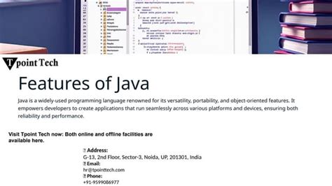 Exploring The Core Features That Power Java Applications Pptx