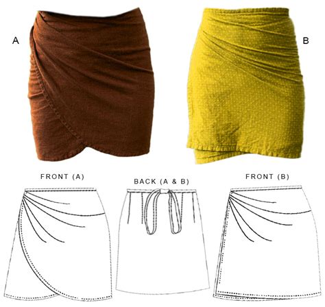 24 Wrap Skirt Sewing Patterns 7 Free