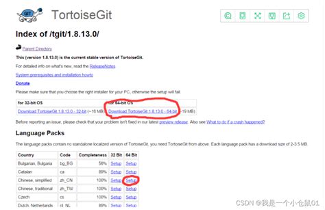 远程仓库 一 之git 小乌龟安装教程 git小乌龟中文包 csdn博客