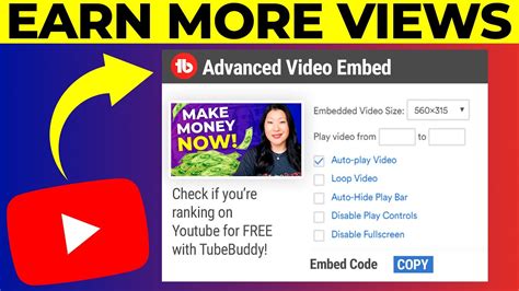 How To Embed A Youtube Video For Free On Your Website To Earn More