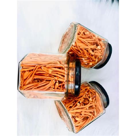 Hexagonal Glass Jar 500ml Vietnamfactory