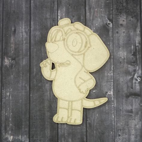 Bluey Wooden Craft Shapes Laser Cut Bluey Wood Cutouts Etsy
