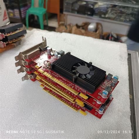 Jual Vga Card Pci Express Low Profile 1gb Gb Ddr3 64bit Dekstop Mini Itx Besi Pendek Bekas