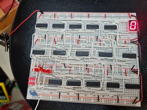 Successfully Recreating Bens 7 Segment Hex Decoder Rbeneater