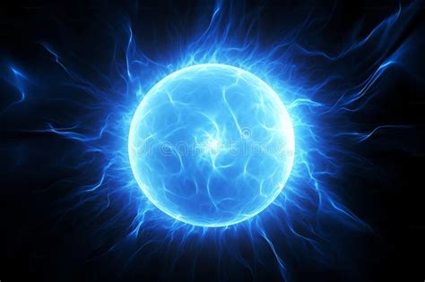 Electric Sphere Concept Ai Generated Stock Illustration Illustration
