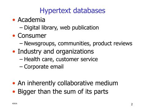 Ppt Hypertext Data Mining Kdd 2000 Tutorial Powerpoint Presentation