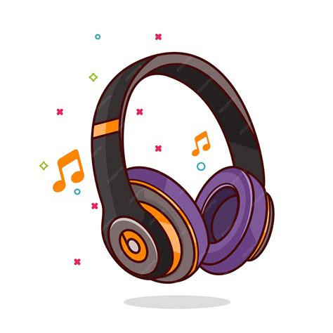 Premium Vector Headphone Icon Illustration