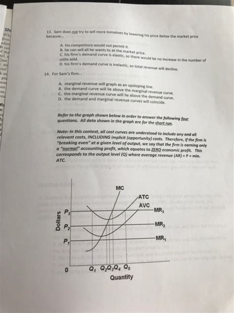 8 At Output Level Q A Average Product T Has Already