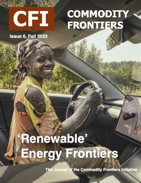 ‘renewable Energy Frontiers Issue 6 Commodity Frontiers