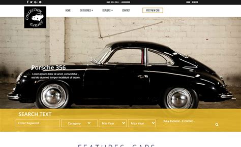 Garage Free Html5 Css3 Bootstrap Responsive Template 2017