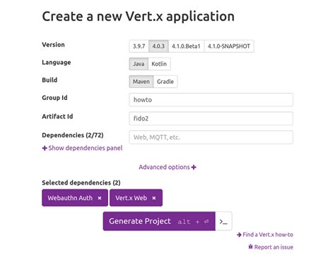 Securing A Web Application With Webauthnfido2 Eclipse Vertx