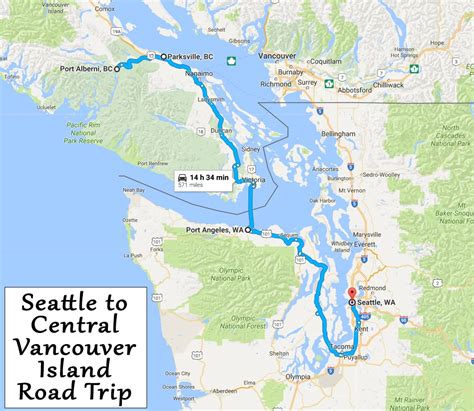 Road Map Vancouver Island Wayne Baisey