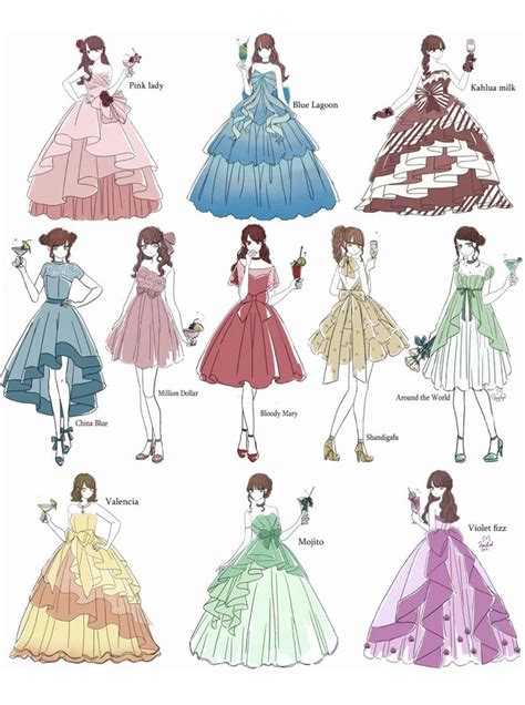 なちこ On Twitter ファッションスケッチ ドレスのスケッチ ウェディング ドレス イラスト