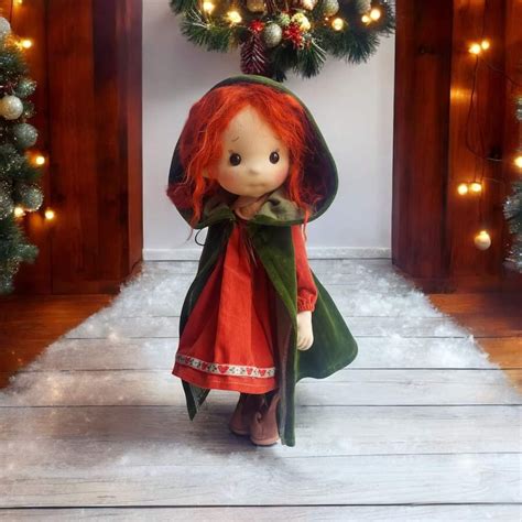 Lea Full Mobile Doll Waldorf Doll Inspiration Organic Cotton Doll Doll For Collectors Gift