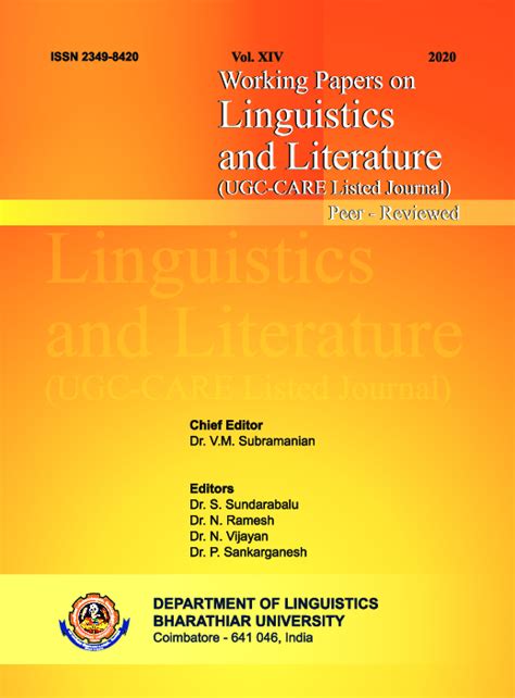pdf linguistics and literature