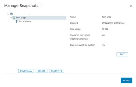 Athena I T An Overview Of Vmware Snapshots And How To