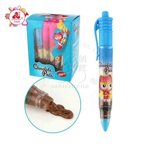Supply Choco Pen Shaped Squeeze Chocolate Jam Liquid Candy Ch Bc135 Wholesale Factory