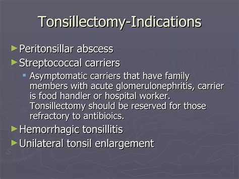 Special Situations In Tonsil And Adenoid Disorder Special Situations In