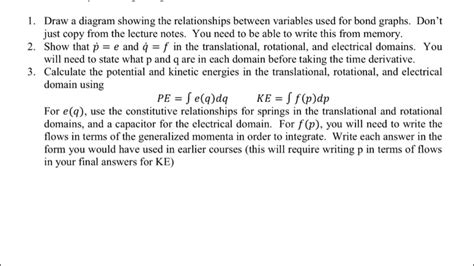 1 Draw A Diagram Showing The Relationships Between