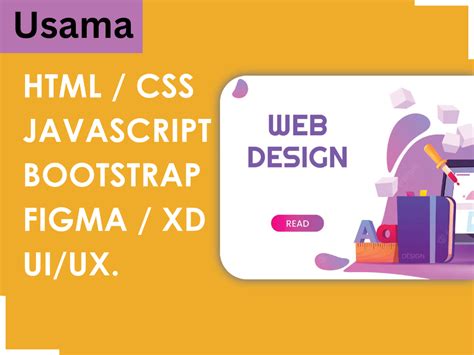 Web Designer Html Css Javascript Bootstrap Figma Adobexi Uiux Upwork