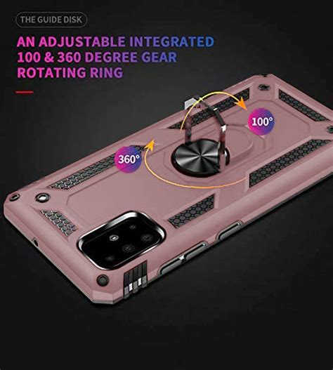 Buy Samsung Galaxy A31 Rose Gold Metal Ring Case Usa