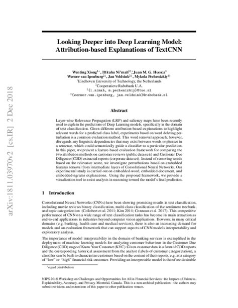 Pdf Looking Deeper Into Deep Learning Model Attribution Based