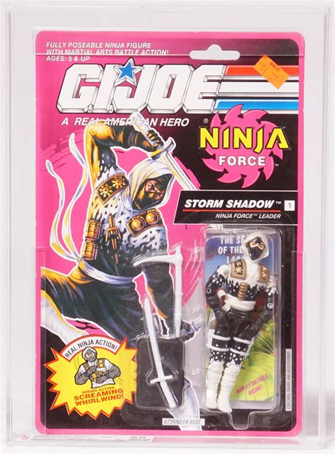 1992 Hasbro G I Joe Ninja Force Carded Action Figure Storm Shadow