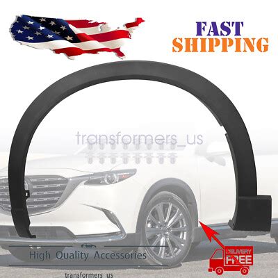 Wheel Fender Flares Front Left Driver For 2016 22 2023 Mazda Cx 9 Cx9