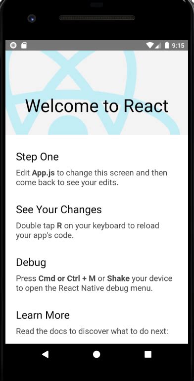 React Native Cli를 이용한 React Native App