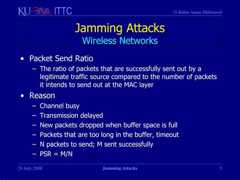 Ppt Resilience To Jamming Attacks Powerpoint Presentation Free