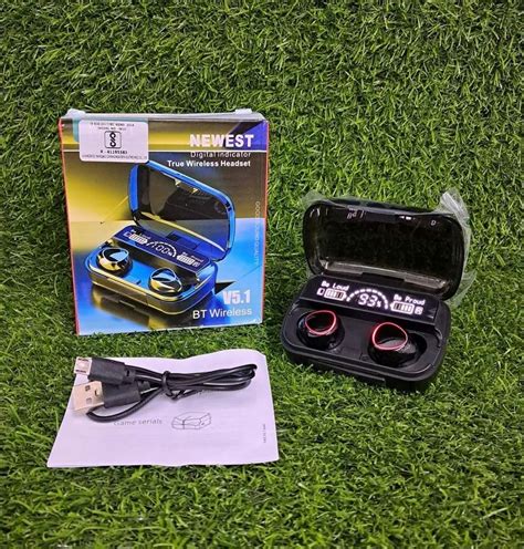 Black M10 TWS Bluetooth 5 1 Earphone Charging Box Wireless Earbuds Up To 40 Hours Mobile At