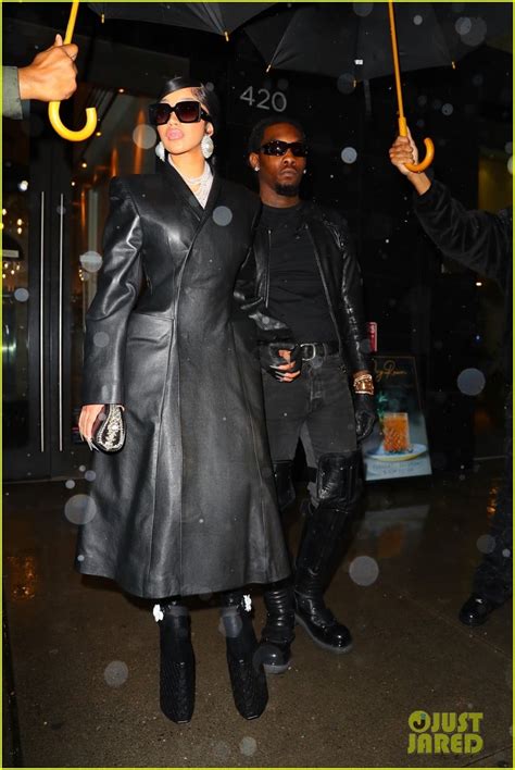 photo cardi b heelless shoes offset date night ahead of met gala 14